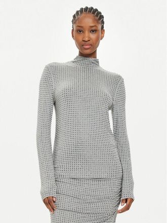 Pinko Bluse Koch 104453 A2B4 Grau Regular Fit