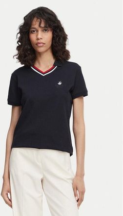 Beverly Hills Polo Club Poloshirt P-SS26W-P2217 Dunkelblau Regular Fit