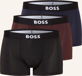 HUGO BOSS 3er-Pack Boxershorts One braun