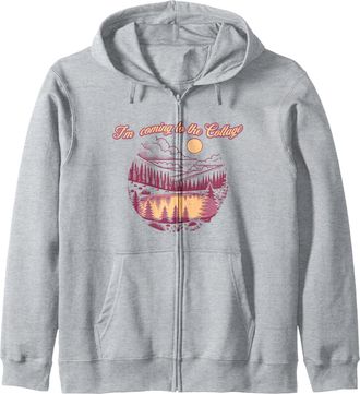Generic Im Coming to The Cottage Vintage Lake Nature Camping Kapuzenjacke
