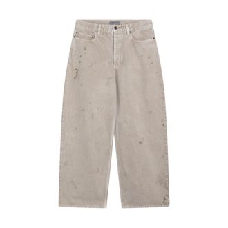 Balenciaga Relaxed Curved Jeans - - Jeans - Herren - Beige - W34