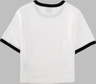 Casablanca Stacked Logo Organic Cotton T-Shirt - White