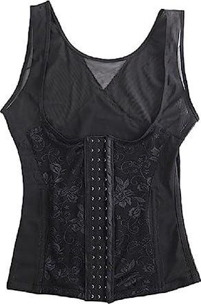 Generic Corsets en acier pour femme - Contr&ocirc;le du ventre - Ceinture dentra&icirc;nement - Haut amincissant - Corsets sous la poitrine - Entra&icirc;nement de la taille - 