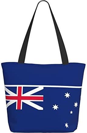 AOOEDM Sac shopping pour femme drapeau australien 33 x 28 x 19 cm. Le cadeau parfait pour la Saint-Valentin. Cest de la Saint-Valentin pour maman, fille, &eacute;po