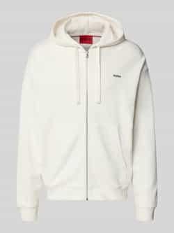 HUGO BOSS Relaxed Fit Sweatjacke aus reiner Baumwolle Modell DAPOZIP