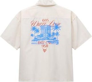 Napapijri Chemise Oxide imprim&eacute;e en coton