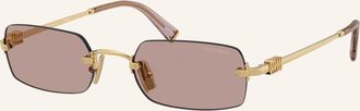 Miu Miu Sonnenbrille mub50s gold