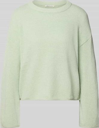 Tom Tailor Denim Relaxed Fit Strickpullover mit U-Boot-Ausschnitt