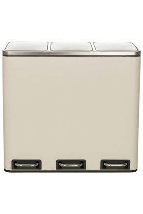 MID.YOU Mid.you Abfallsammler, Beige, Kunststoff, 18 L, 61x56x31.5 cm, K&uuml;chen, K&uuml;chenausstattung, M&uuml;lleimer