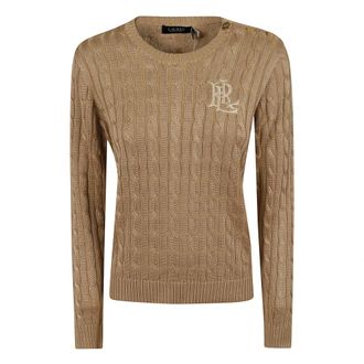 Ralph Lauren Damen, Strickwaren, Beige, XSGr&ouml;&szlig;e