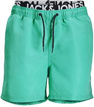 Jack & Jones Aruba Short de Bain pour Homme, Vert Biscay, XXL