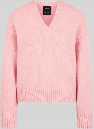 Marc Cain Pullover aus Wollmix mit Logo-Detail