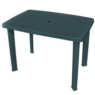 vidaXL Vidaxl - Table de jardin Vert 101 x 68 x 72 cm Plastique