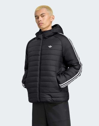 adidas Originals veste matelass&eacute;e &agrave; 3 bandes noire