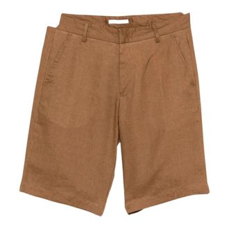 Entre Amis TK Bermuda-Shorts mit G&uuml;rtelschlaufen - - Shorts - Herren - Braun - W30
