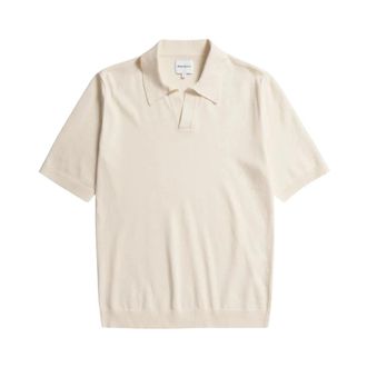 Norse Projects Leichtes Leinen & Baumwollstrickpolo - - Knitwear - Herren - Beige - XL