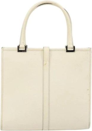 Gucci Sac &agrave; main vintage doccasion - Femme - Pre-owned - Beige - Taille: ONE Size