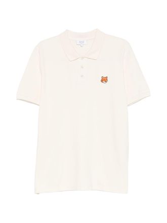 Maison Kitsun&eacute; Polo en coton &agrave; t&ecirc;te de renard de Maison Kitsune