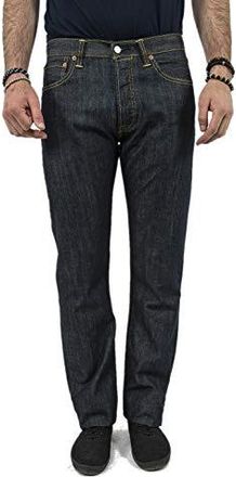 Levi's Jean 501 Original Fit pour Homme, Bleu, W36/L32