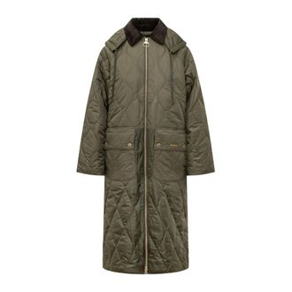 Barbour Osbourne Steppjacke - - Jackets - Damen - Gr&uuml;n - S