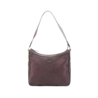 Gucci Sac bandouli&egrave;re Pre-owned en cuir et toile - Femme - Pre-owned - Brun - Taille: ONE Size