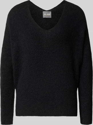 Mos Mosh Strickpullover aus Woll-Mix mit V-Ausschnitt Modell THORA