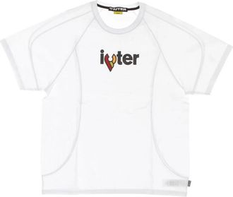 Iuter Cinelli Logo Wei&szlig;es T-Shirt - - Tops - Herren - Wei&szlig; - XL