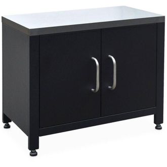 Sweeek Meuble de cuisine ext&eacute;rieure en acier L80cm