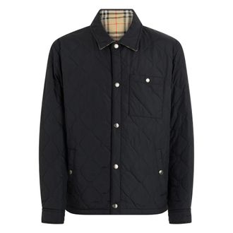 Burberry Homme, Vestes, Noir, Taille: 2XL Veste matelass&eacute;e r&eacute;versible