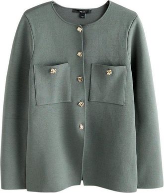 Next Strickjacke Elegante Strickjacke zum Knöpfen (1-tlg)