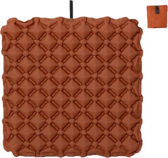 Generico Aufblasbares Stuhlkissen, 60 cm, ergonomische Unterst&uuml;tzung f&uuml;r Office Casa Studio, TPU-Kissen aus Nylon, gefaltet mit Tasche, Komfort-Reisestadion im