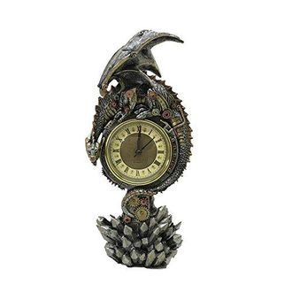 Nemesis Now Clockwork Reign Uhr, 32 cm, Grau