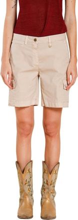 Mason's Femme, Shorts, Beige, Taille: 38 FR Chile Cargo Bermuda
