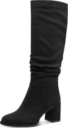 Tamaris Bottines à talons longs pour femme 1-25523-45 - Noir - Taille 38 EU, Noir, 38 EU