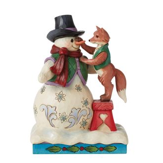 Enesco Schneemann mit Fuchs
