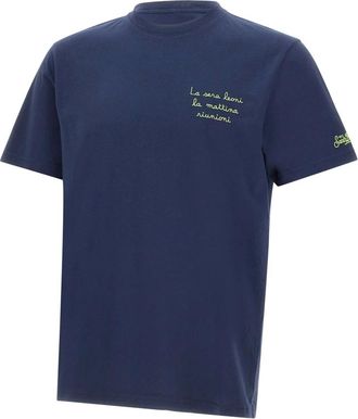MC2 Saint Barth Homme, Tops, Bleu, Taille: S T-Chemises