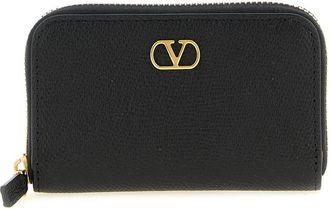 Valentino Garavani Femme, Accessoires, Noir, Taille: ONE Size Porte-cartes VLogo Signature