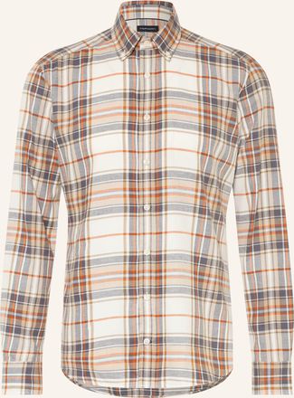 Strokesman's Strokesmans Flanellhemd Regular Fit weiss