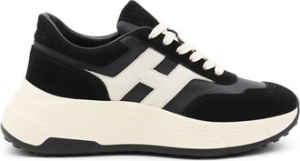 Hogan Low-Top Sneaker - Black And White Leather Sneakers - Gr. 35 (EU) - in Schwarz - f&uuml;r Damen