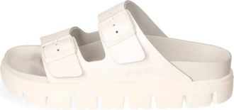 Birkenstock Femme, Chaussures, Blanc, Taille: 41 EU Arizona Chunky Exquisite Coupe &Eacute;troite