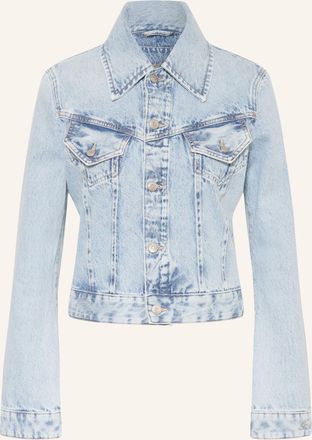 HUGO BOSS Jeansjacke Trucker blau