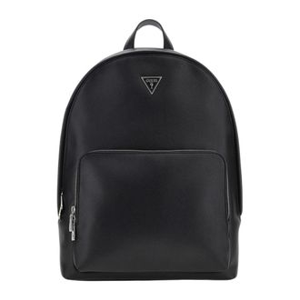 Guess Milano Rucksack aus Kunstleder - - Bags - Herren - Schwarzk - ONE SIZE