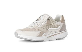 Gabor Damen Low-Top Sneaker, Frauen Halbschuhe,Chunky Sneaker,dad Shoes,straßenschuhe,Strassenschuhe,Sportschuhe,oasi/Ivory Kombi,38.5 EU / 5.5 UK