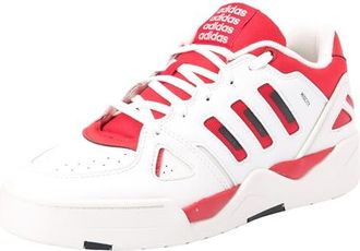 adidas Homme MIDCITY Low Shoes Chaussures de Basket-Ball, Cloud White/COLRED/Carbon Black, 41 1/3 EU