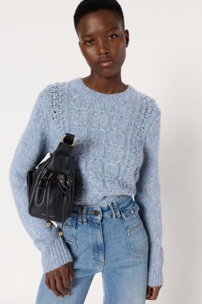 Gerard Darel Pull &agrave; torsades - ESPERANZA - Bleu ciel