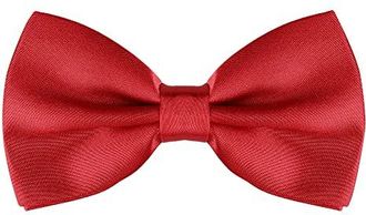 Allegra K Noeuds papillon pré-noués de smoking solide pour hommes Noeud papillon sangle réglable Bordeaux One Size