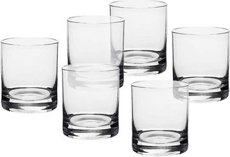 Cristalica Whiskyglas 6er-Set Trinkbecher York Cocktailglas Universell Alltagsglas 320 ml