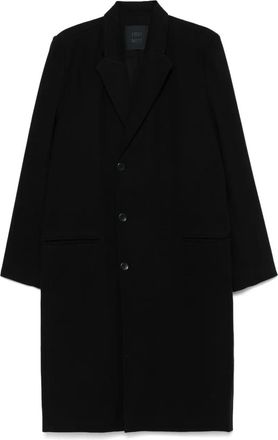 Frei-Mut manteau droit à boutonnage simple - Noir