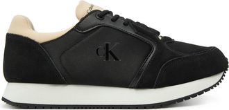 Calvin Klein Jeans Sneakers Calvin Klein Jeans Runner Laceup Low Mg Media YW0YW01644 Schwarz
