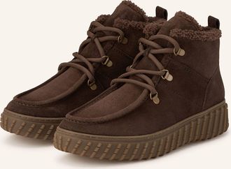 Paul Green Schnürboots braun